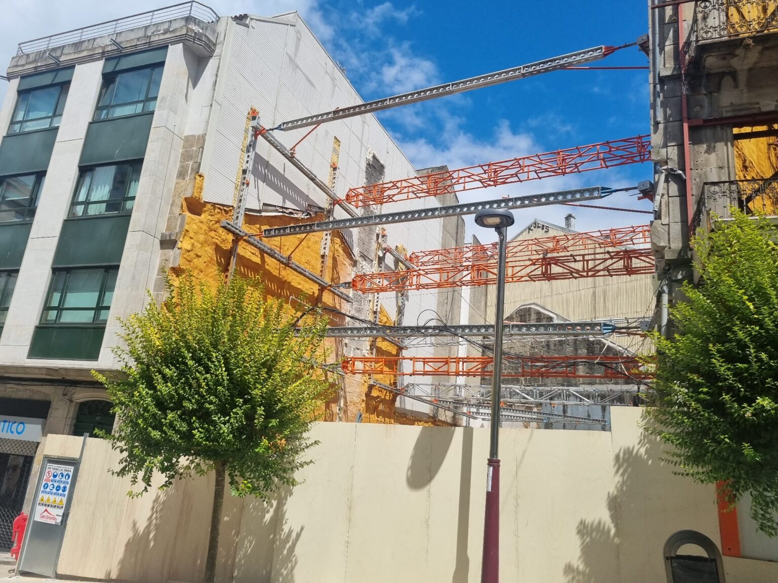 En obras (al fin) una vieja ruina de Vigo donde se rehabilitará un ...