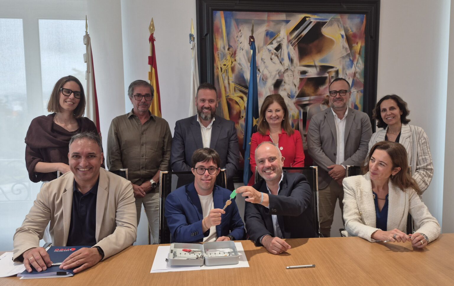 Down Vigo ya tiene las llaves de su nuevo hogar en una de las calles ...